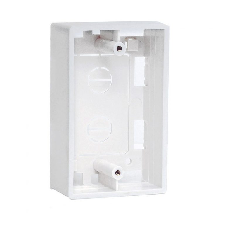 WALL PLATE SURFACE MOUNT BOX, SINGLE-GANG, WHITE – Quest Technology ...