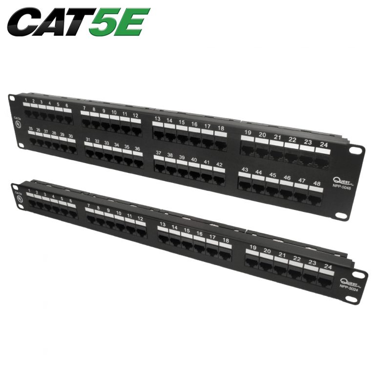 CAT5E UTP PATCH PANEL – Quest Technology International